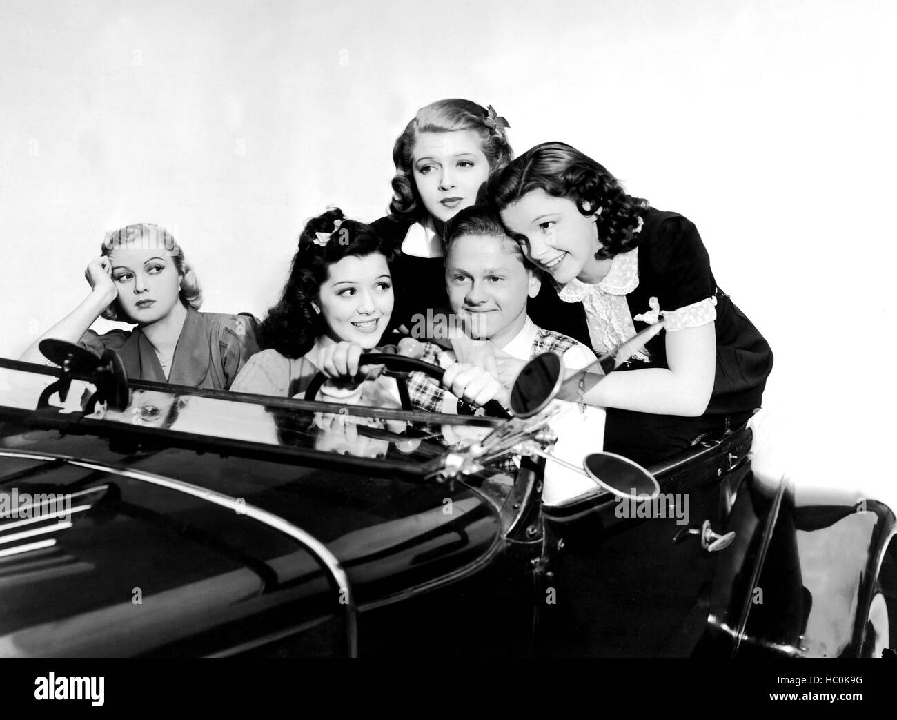 LOVE FINDS ANDY HARDY, Ann Rutherford, Lana Turner, Mickey Rooney, Judy ...