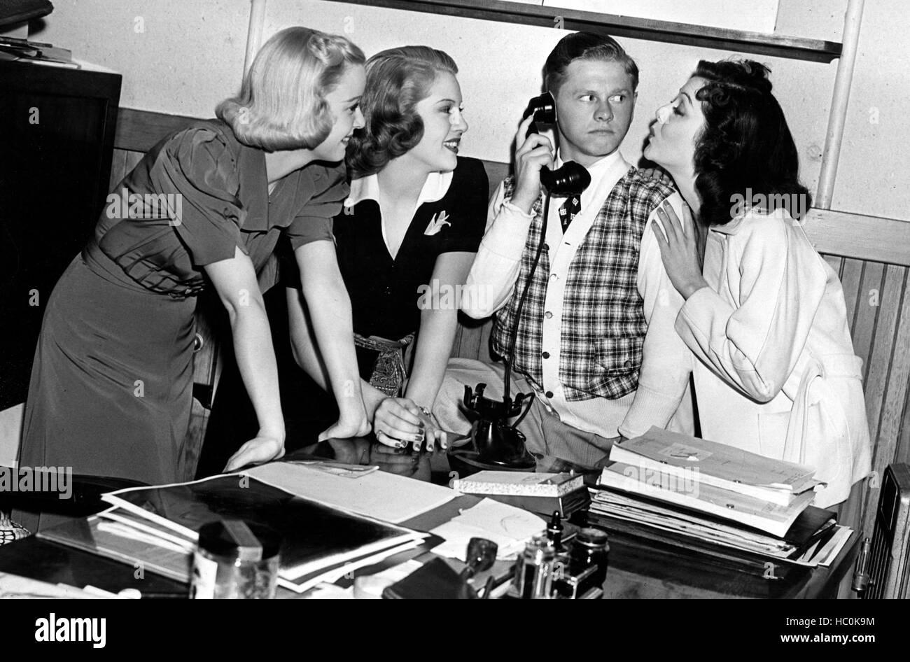 LOVE FINDS ANDY HARDY, Cecilia Parker, Lana Turner, Mickey Rooney, Ann ...