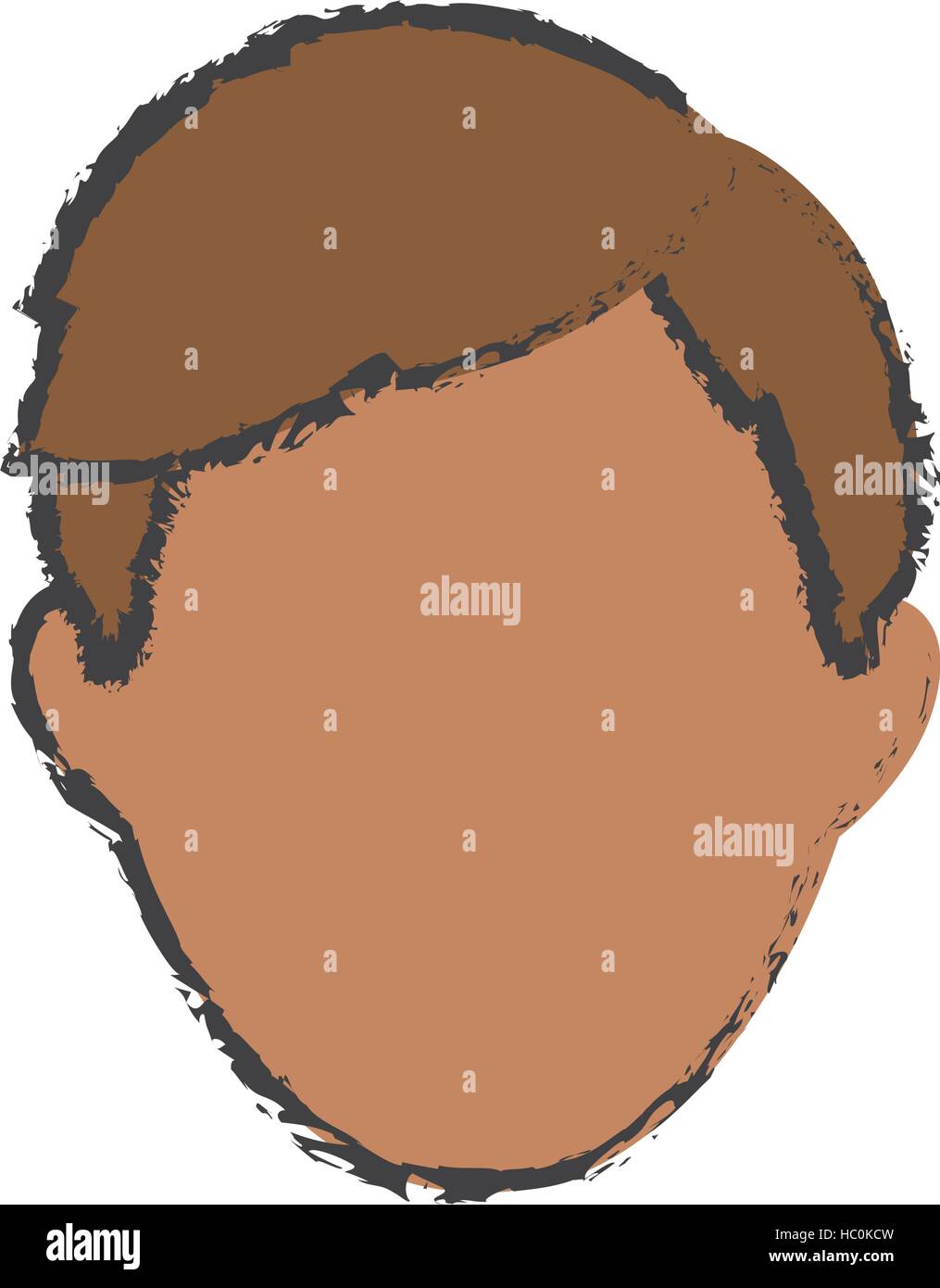 Faceless man character icon vector illustration graphic design Stock ...