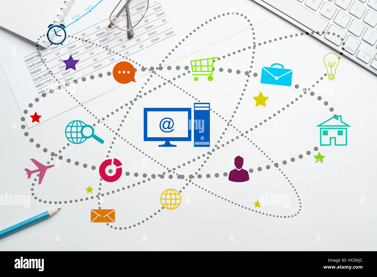 Interface design for mobile and web application Stock Photo - Alamy