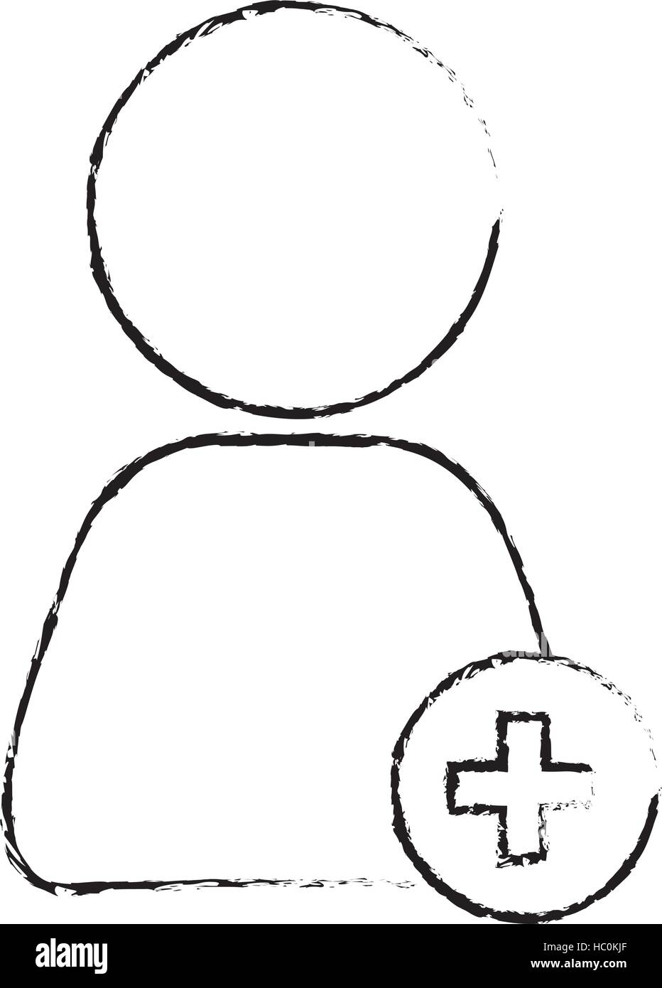 Add people symbol icon vector illustration graphic design Stock Vector ...