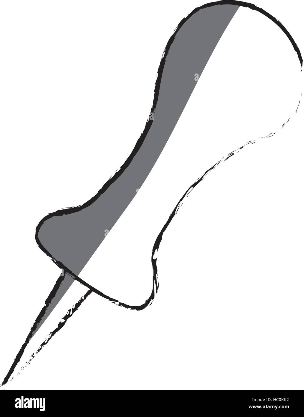 push pin thumbtack icon vector illustration graphic design Stock Vector ...