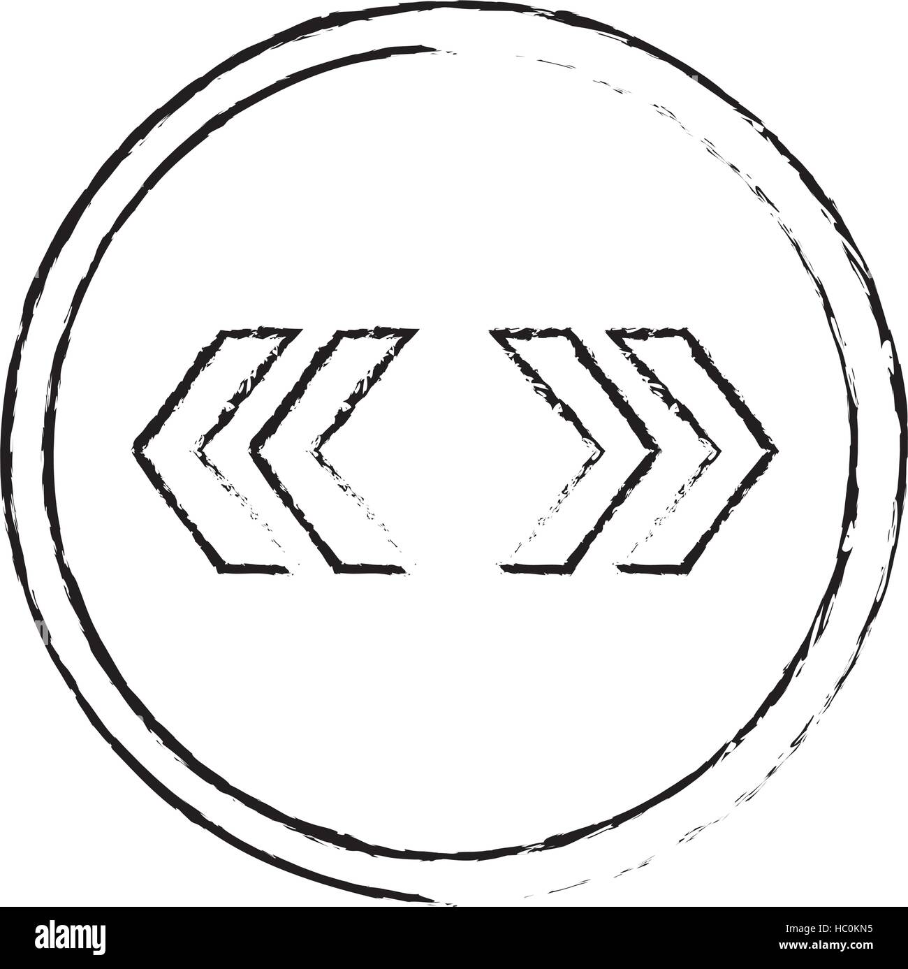 Left side arrows Black and White Stock Photos & Images - Alamy