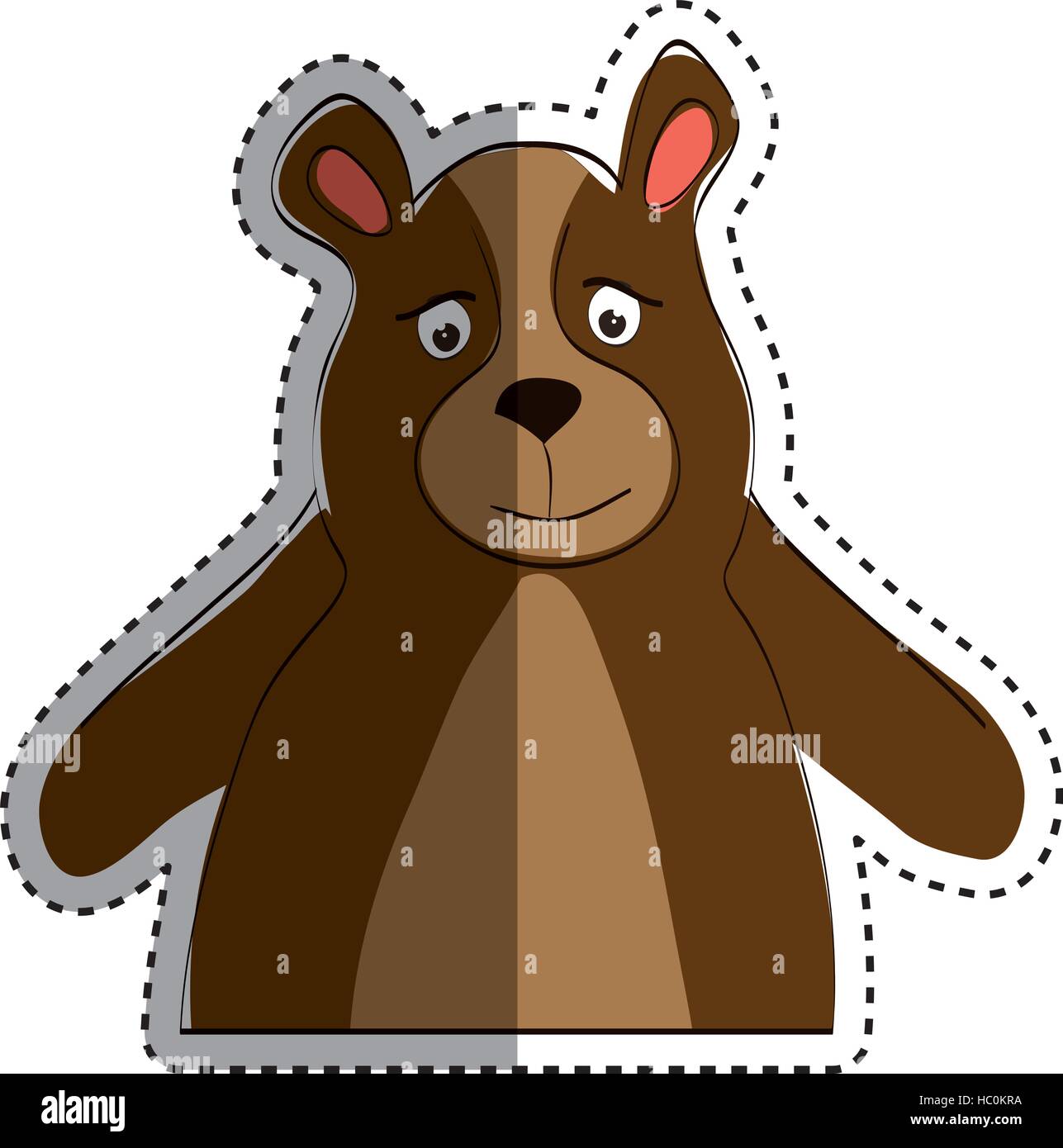 Cute bear cartoon icon vector illustration graphic design Stock Vector ...