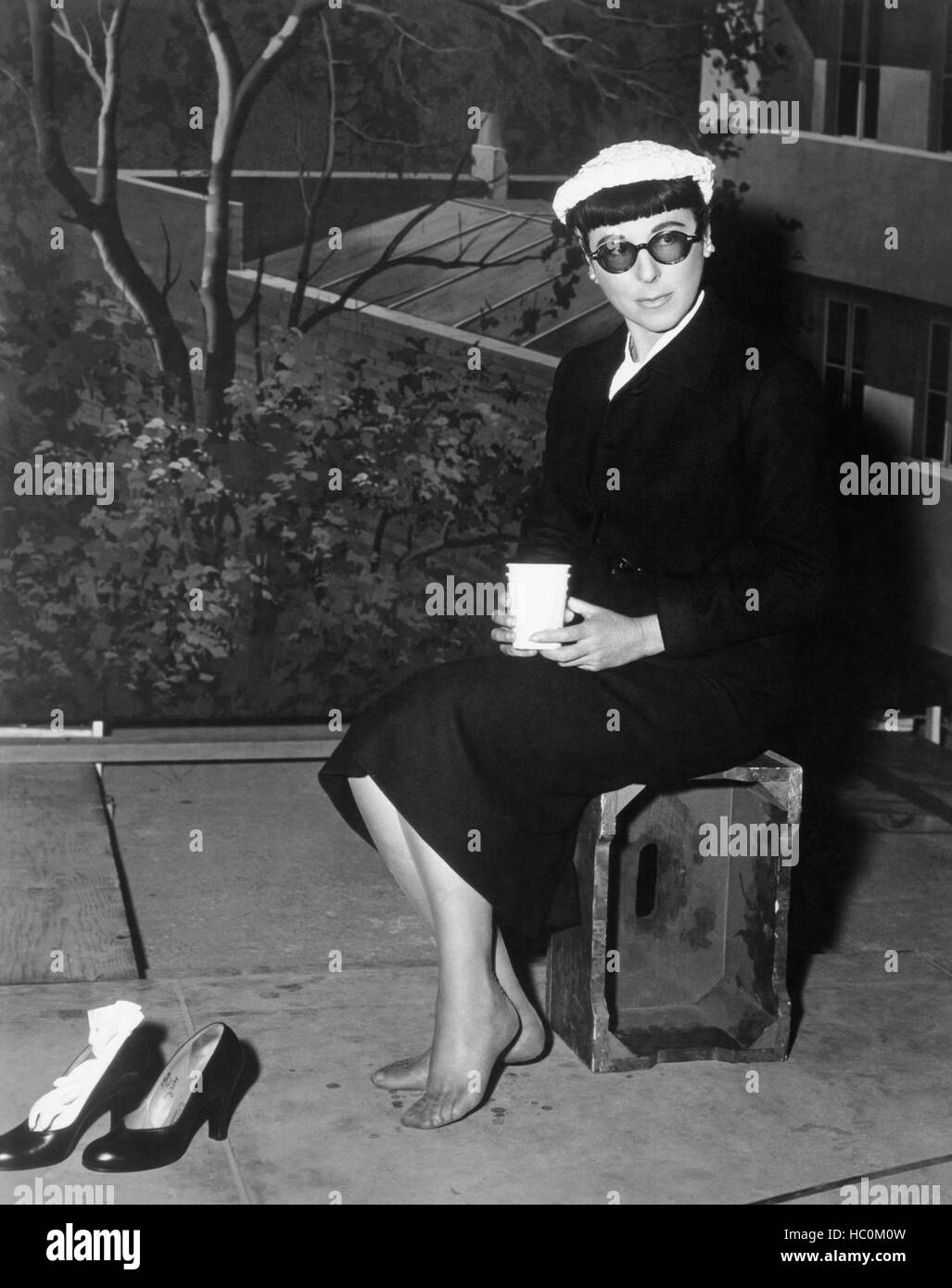 LUCY GALLANT, costume designer Edith Head who also appears in the film ...