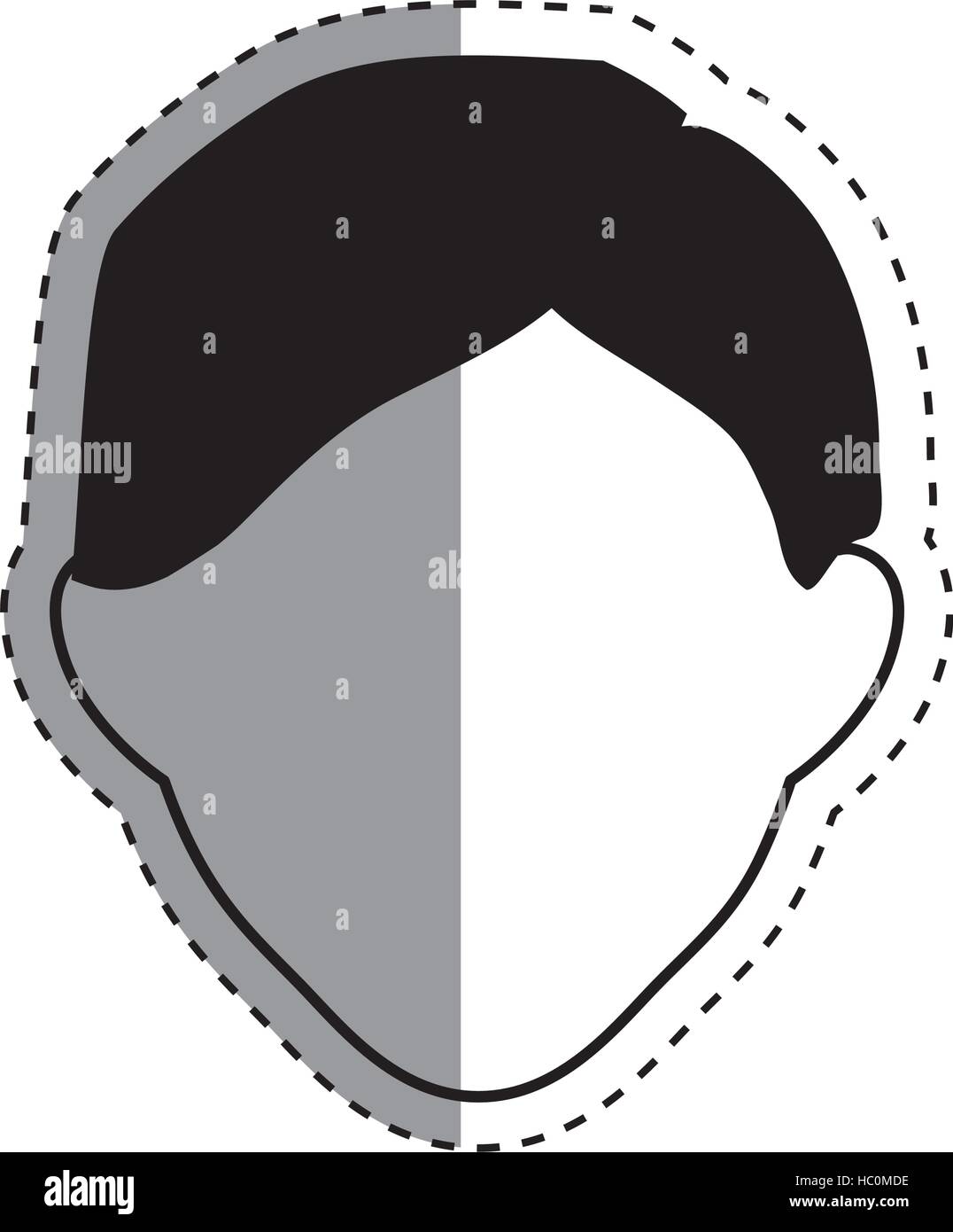 Faceless men cartoon icon vector illustration graphic design Stock ...