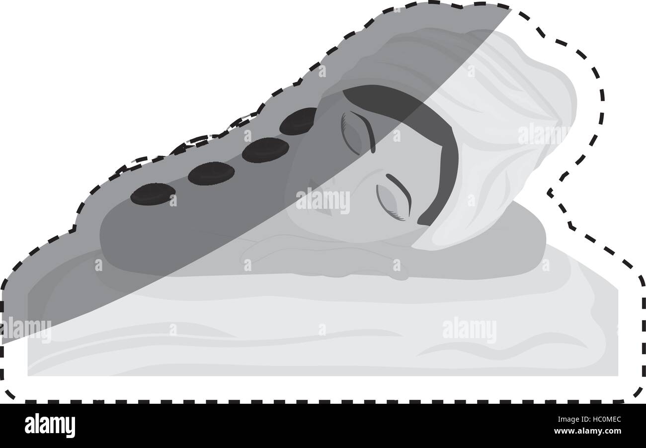 Spa natural relaxation icon vector illustration graphic design Stock ...