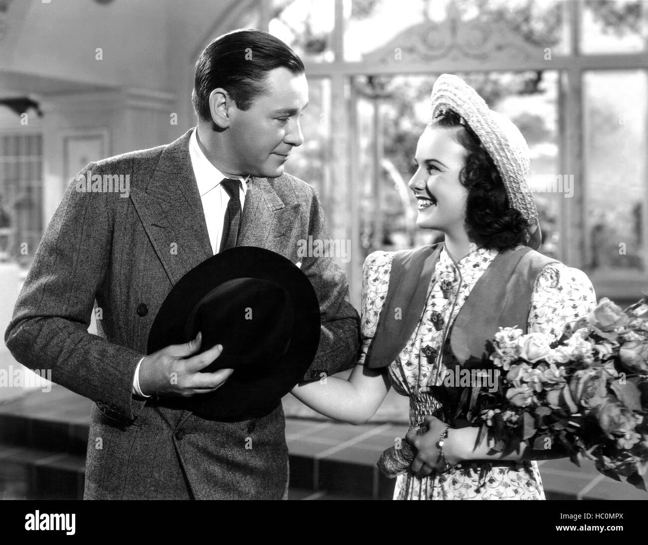 MAD ABOUT MUSIC, Herbert Marshall, Deanna Durbin, 1938 Stock Photo - Alamy