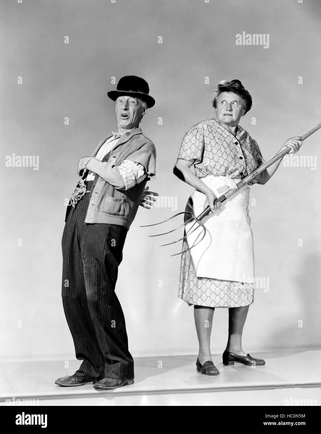 MA AND PA KETTLE AT THE FAIR, Percy Kilbride, Marjorie Main, 1952 Stock ...