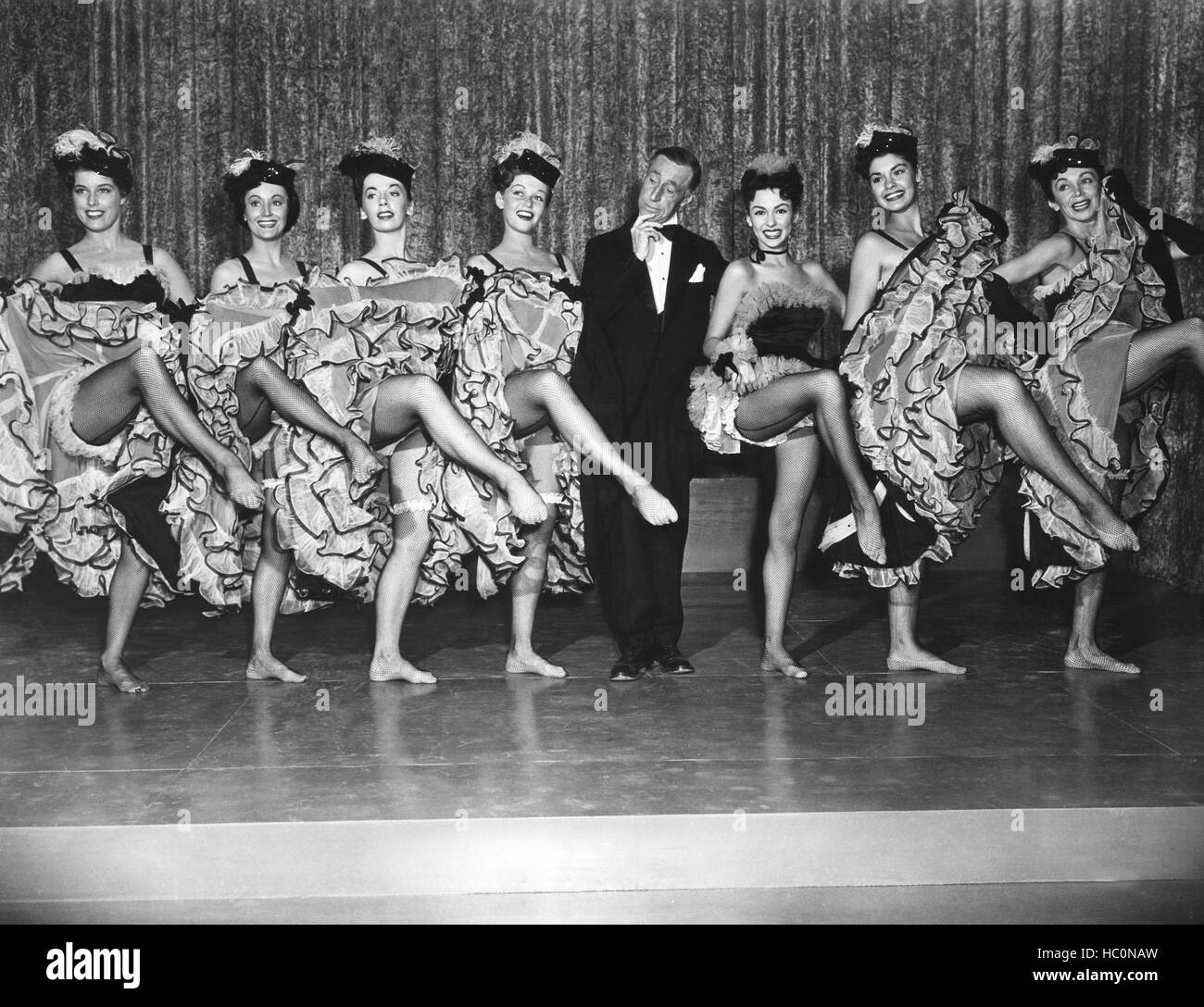 MA AND PA KETTLE ON VACATION, Percy Kilbride (tux), Rita Moreno (third ...