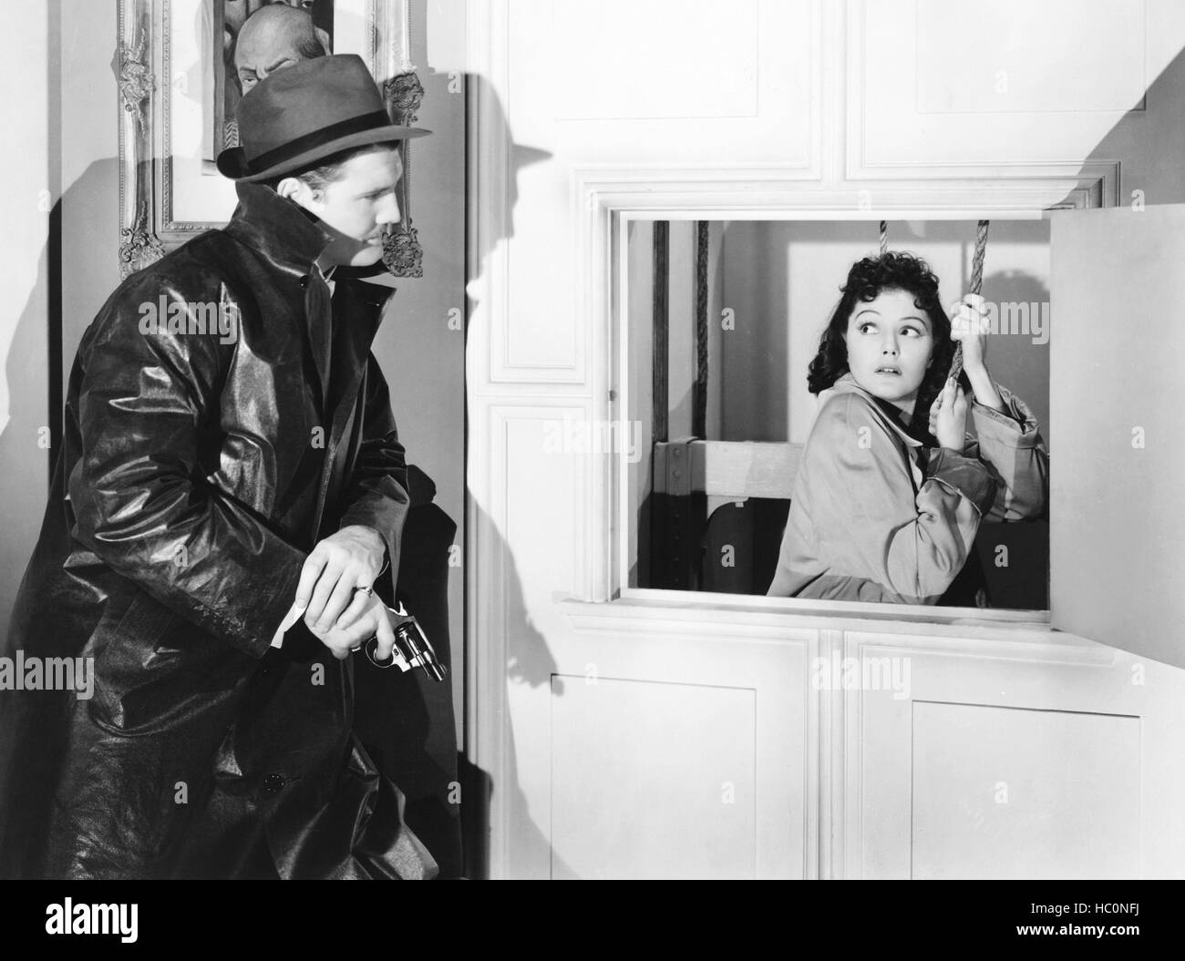 MAN AT LARGE, from left: George Reeves, Marjorie Weaver, 1941, TM ...
