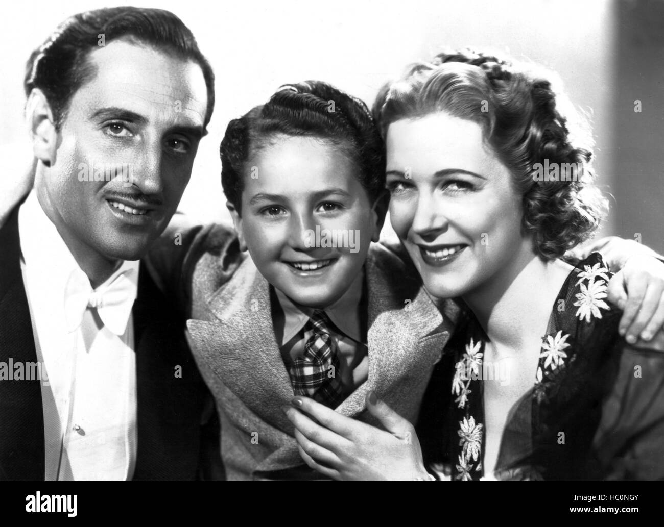 MAKE A WISH, Basil Rathbone, Bobby Breen, Marion Claire, 1937 Stock ...