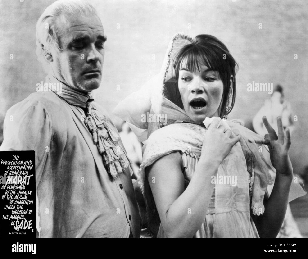 MARAT/SADE, from left: Patrick Magee as the Marquis de Sade, Glenda ...
