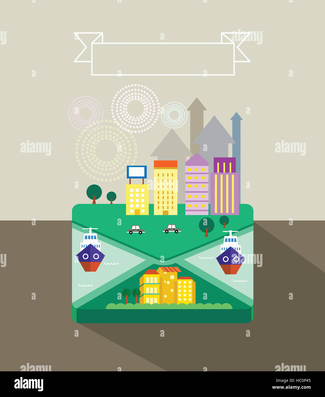 Infographic illustration related to commerce Stock Photo - Alamy