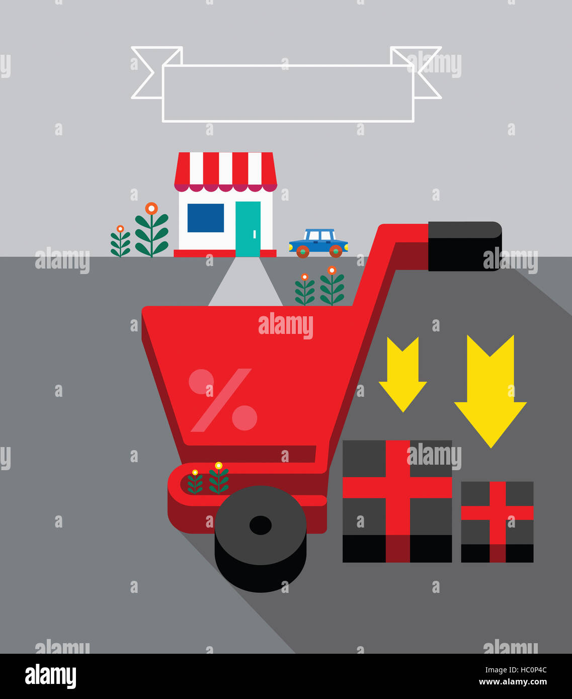 Infographic illustration related to home delivery service Stock Photo ...