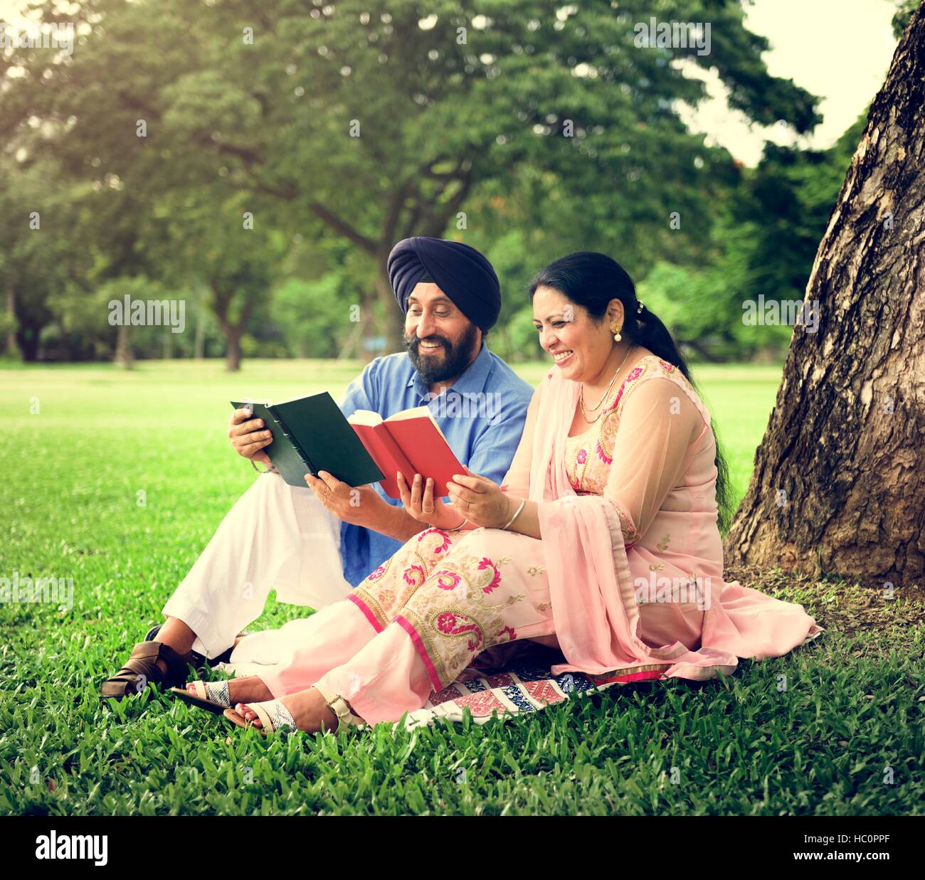 Indian Couple Love Care Concept Stock Photo - Alamy