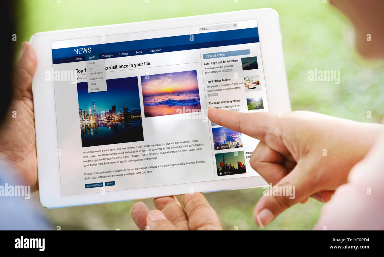 Device browsing hi-res stock photography and images - Alamy