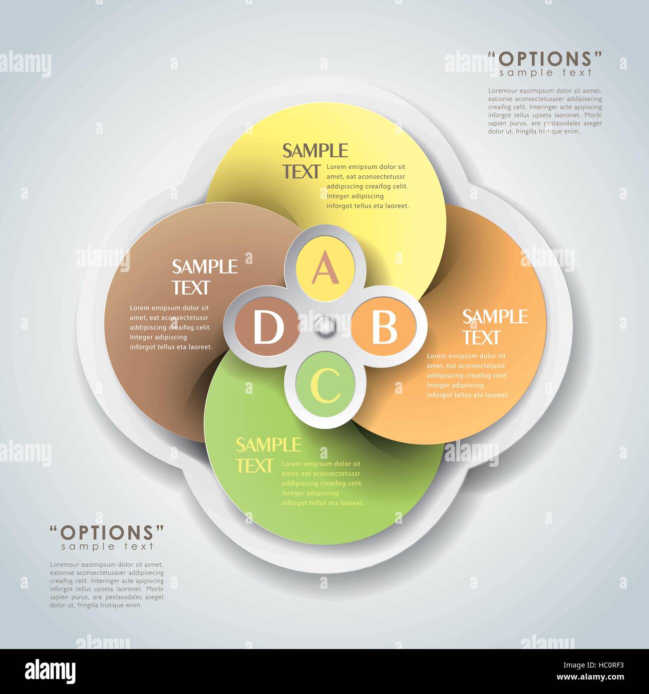 vector abstract 3d paper infographic elements Stock Vector Image & Art ...