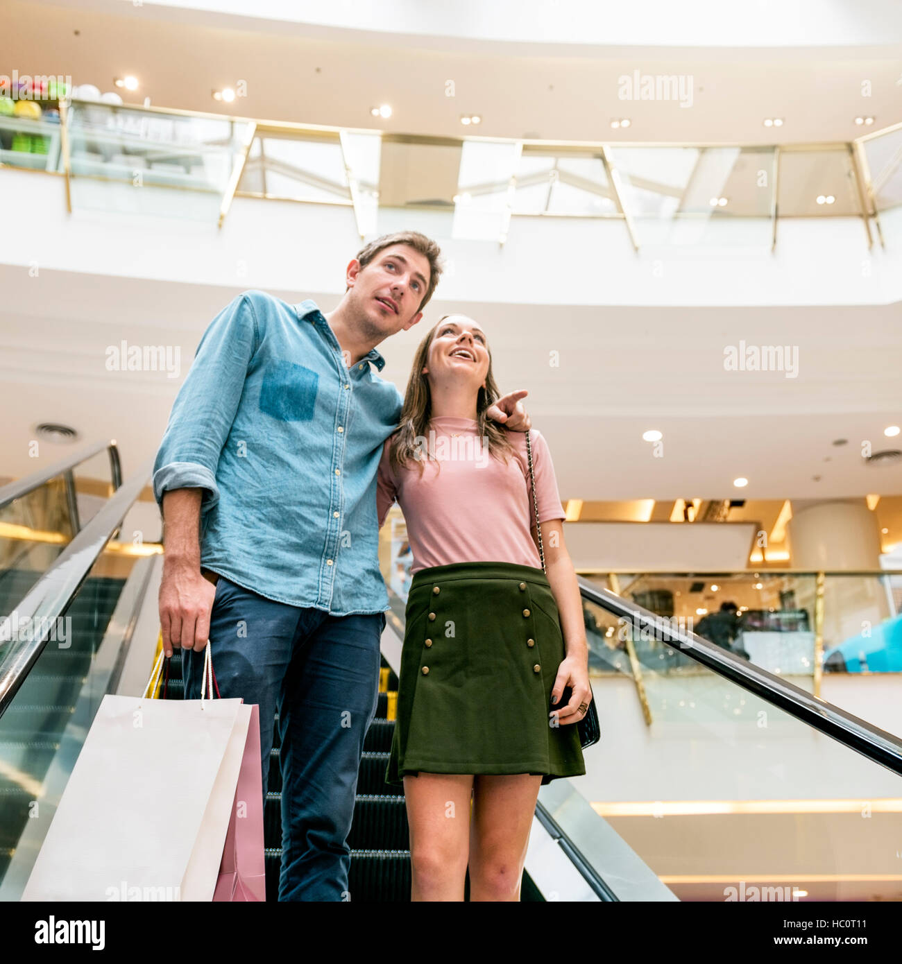 Couple Together Shopping Customer Concept Stock Photo - Alamy