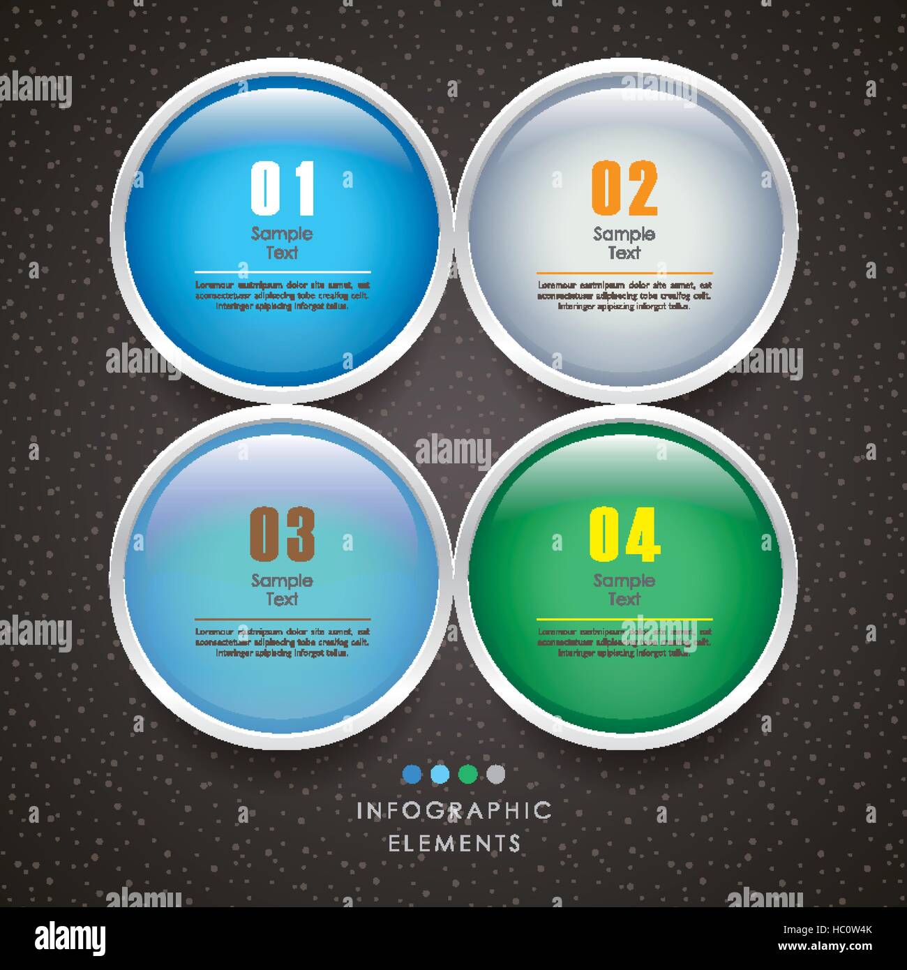vector abstract 3d circle infographic elements Stock Vector Image & Art - Alamy