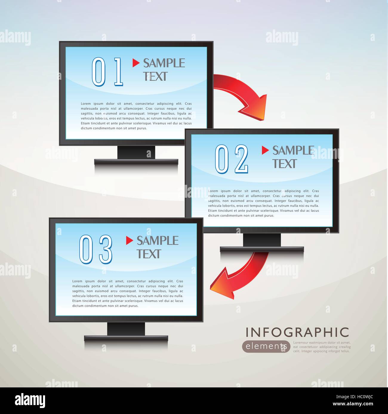 vector abstract TV infographic elements Stock Vector Image & Art - Alamy