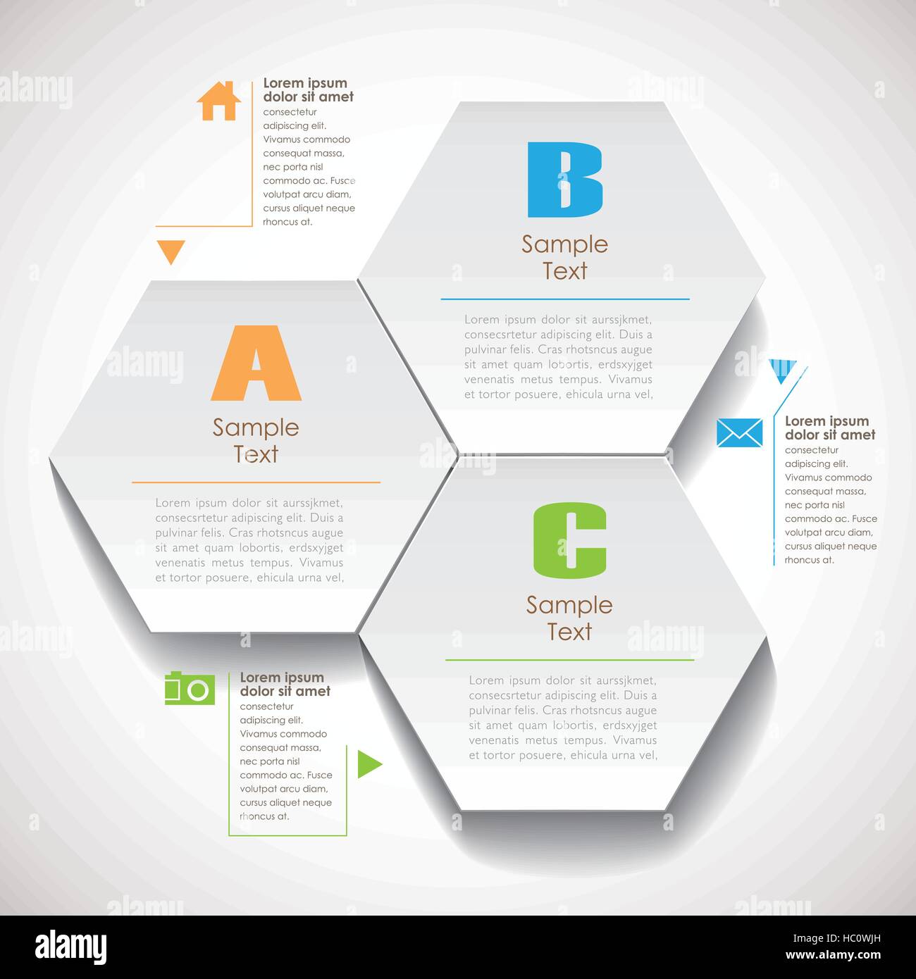 3d hexagonal hi-res stock photography and images - Alamy