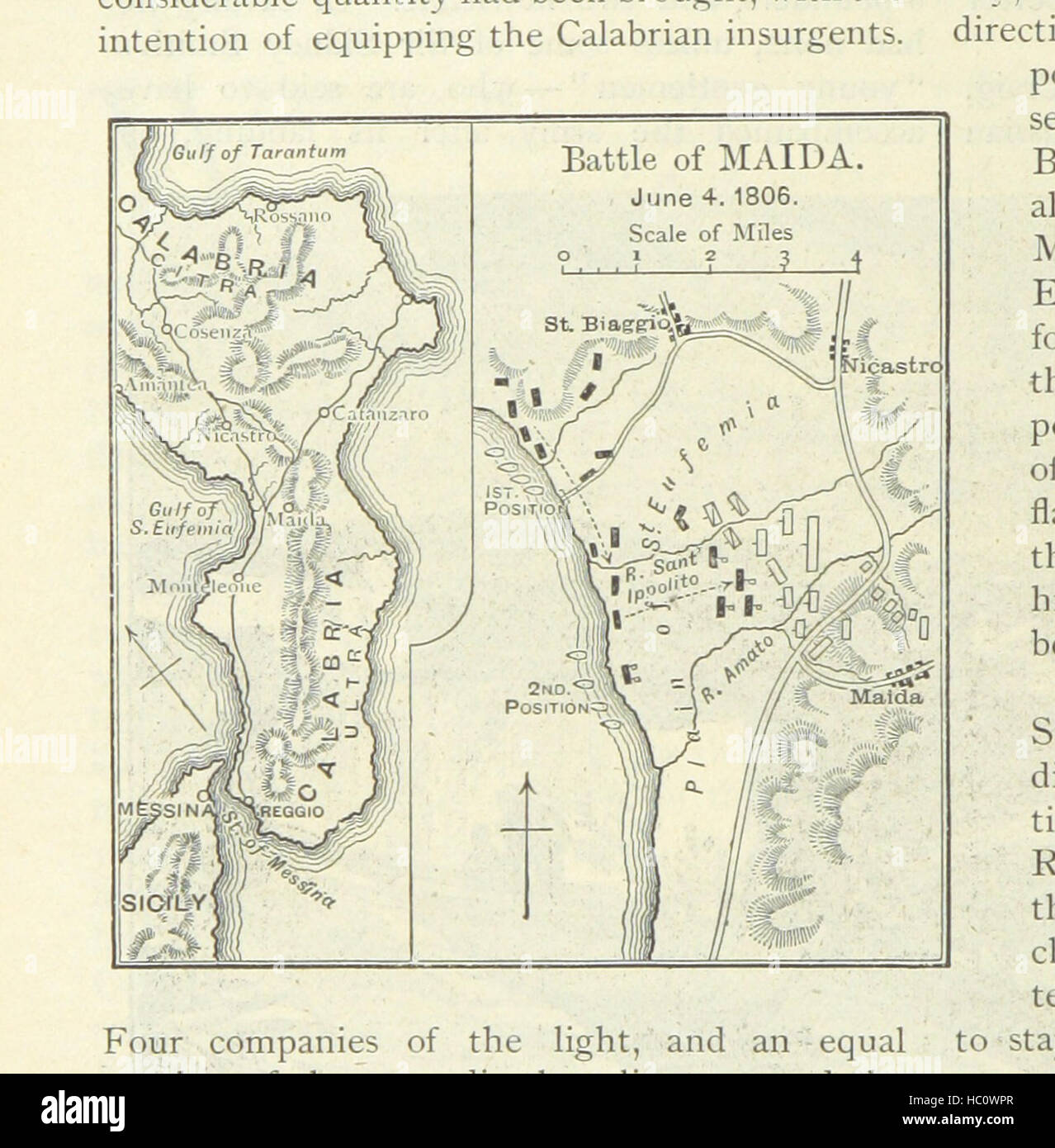 Illustrated map of calabria hi-res stock photography and images - Alamy