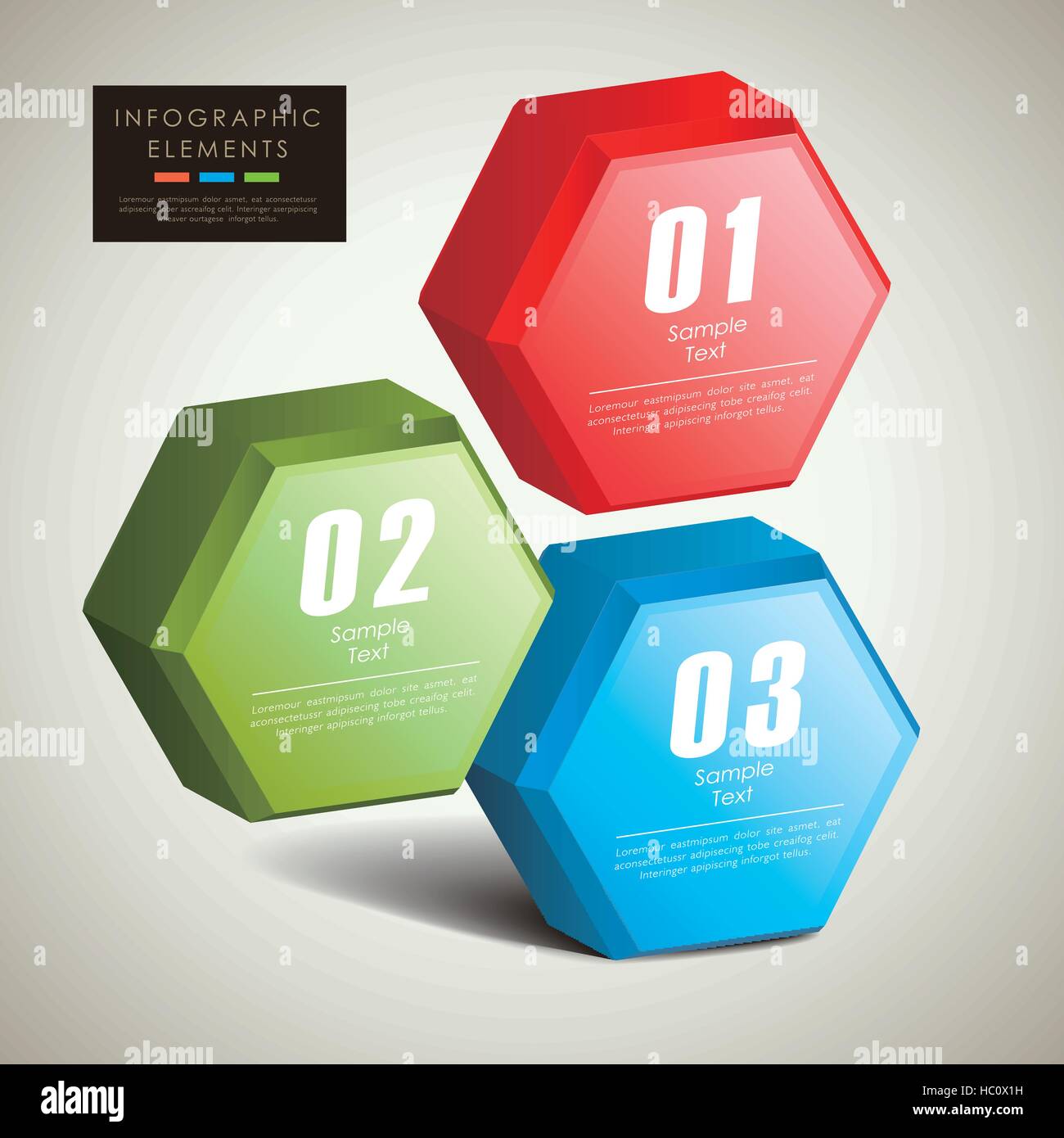 Hexagonal columns Stock Vector Images - Alamy