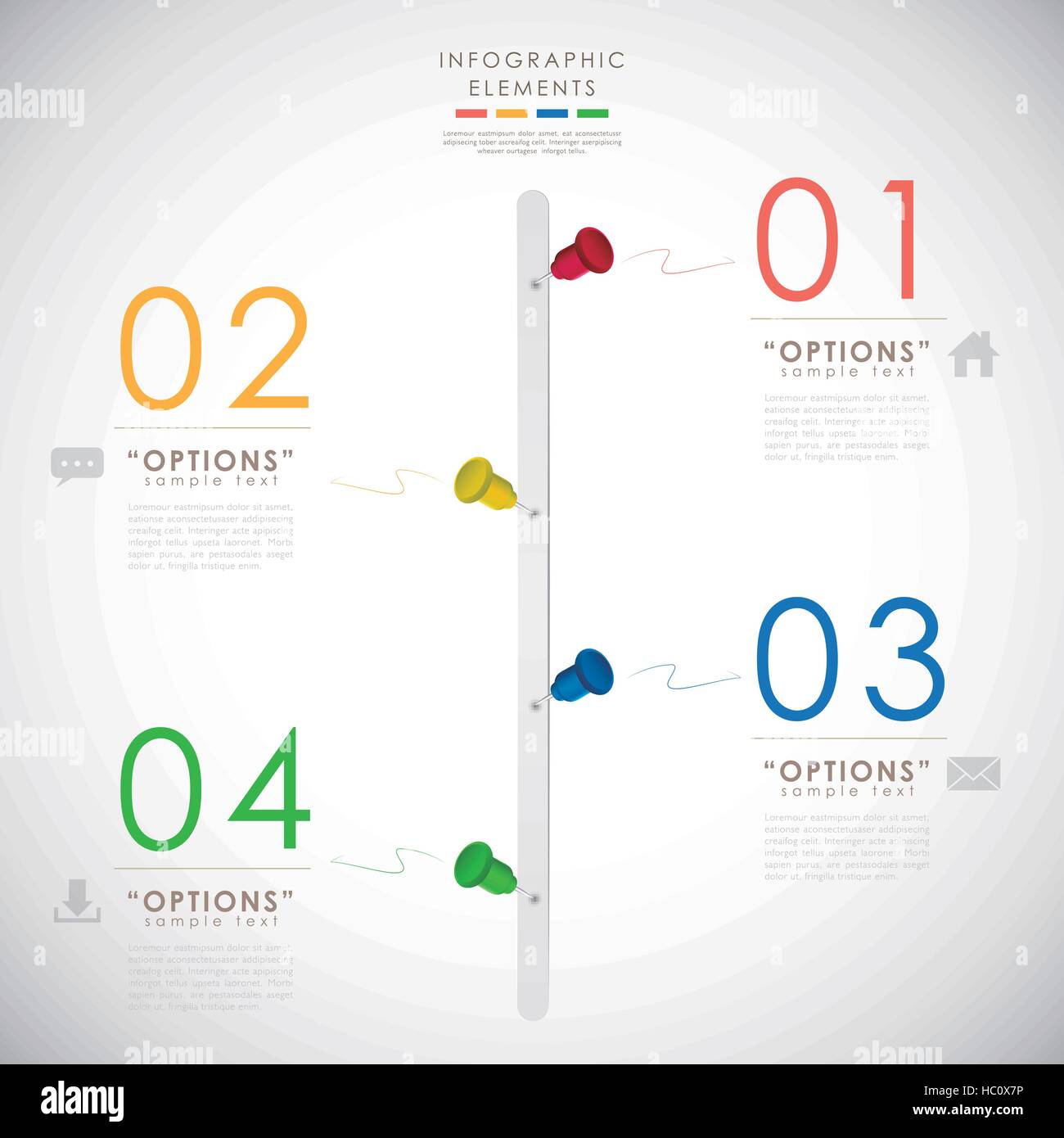 vector abstract 3d timeline infographic elements Stock Vector Image ...