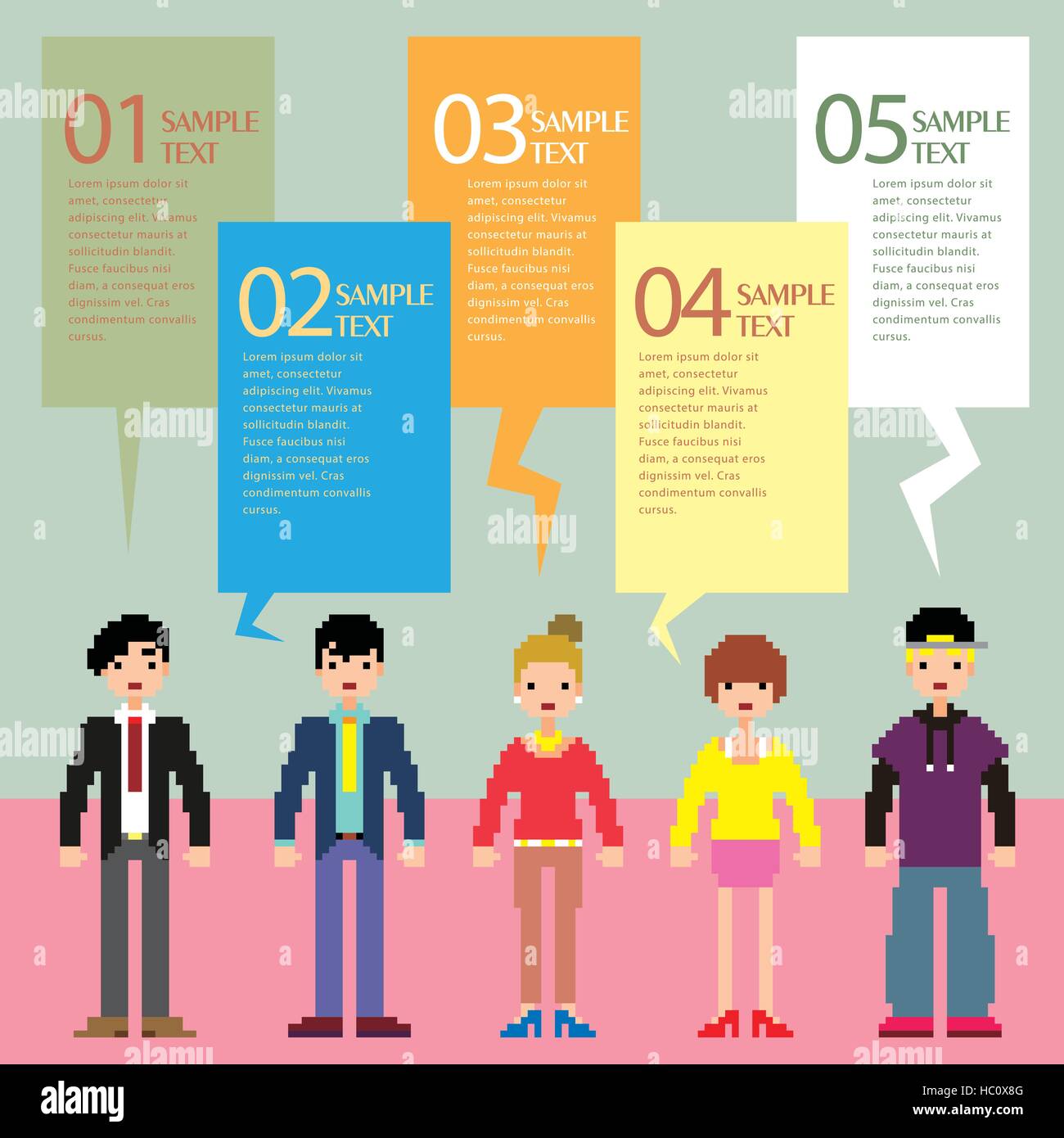 Pixel people hi-res stock photography and images - Alamy
