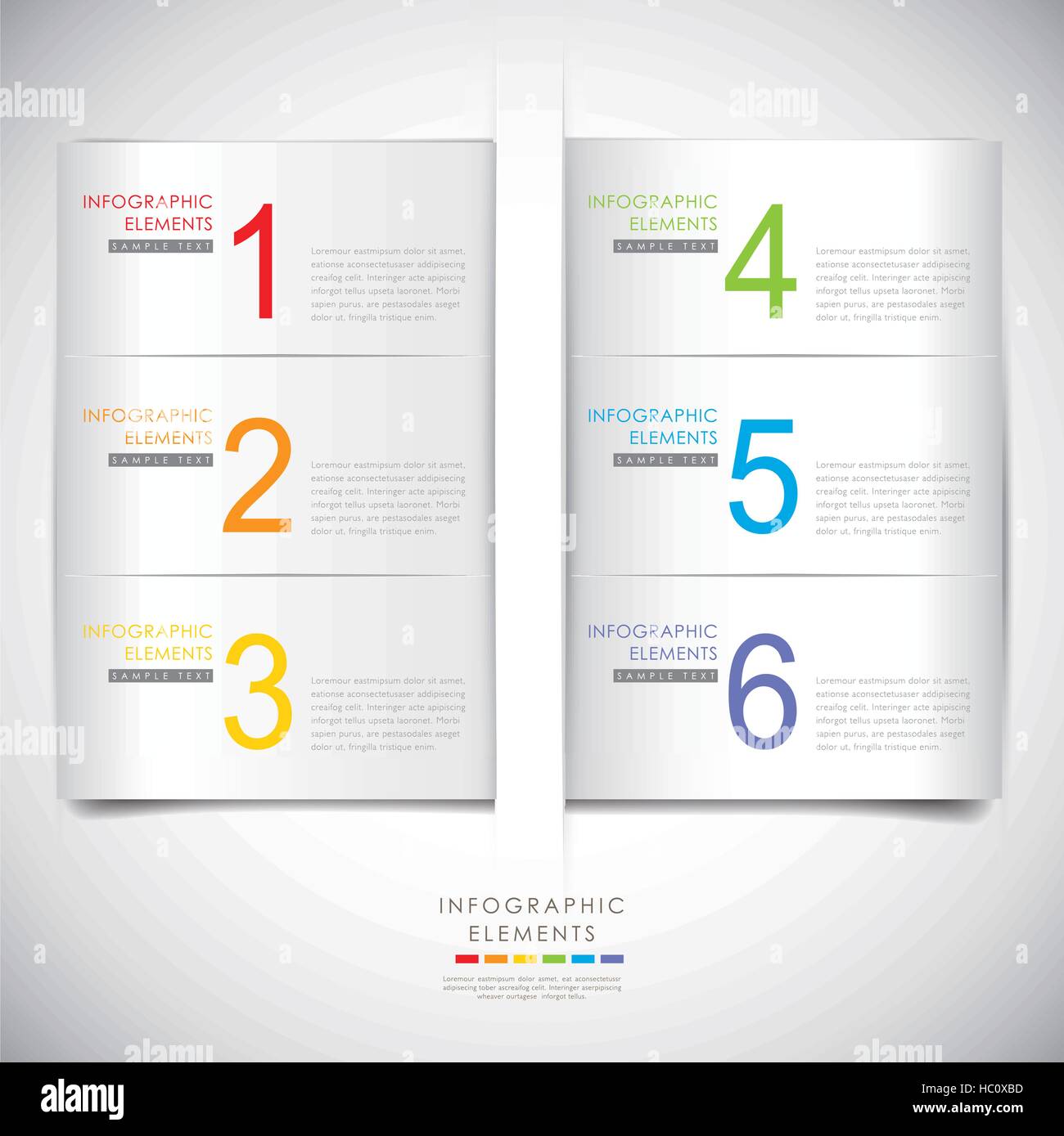 abstract origami infographic elements Stock Vector Image & Art - Alamy