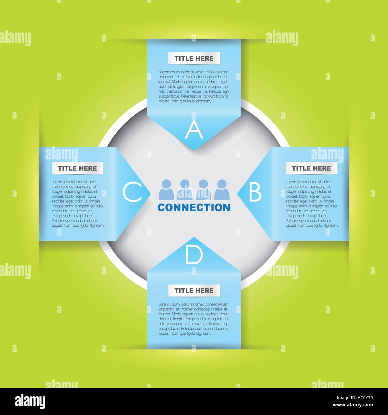 vector abstract 3d paper infographics. can be used for workflow layout ...