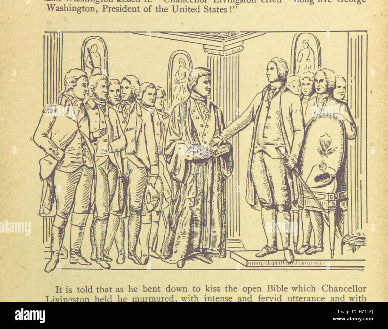 The page presents U.S. presidential inaugurations from George ...