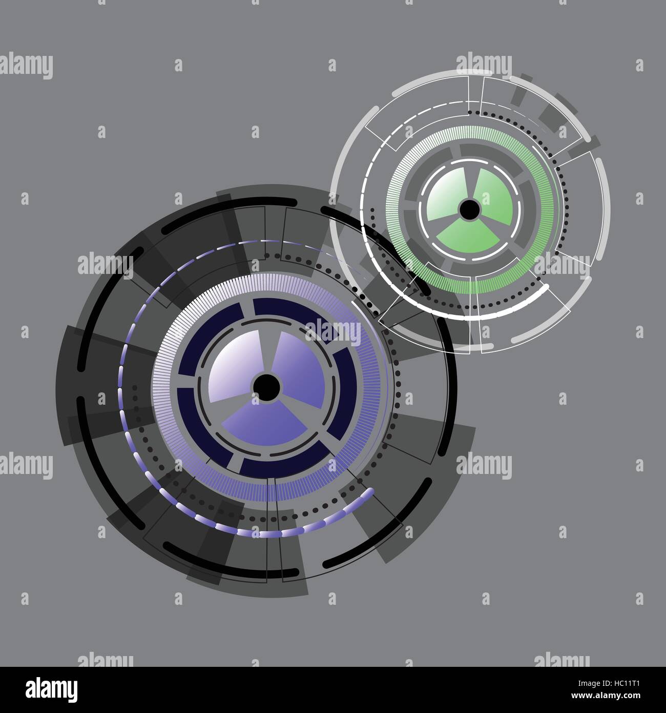Technology gears flow abstract background, stock vector Stock Vector ...