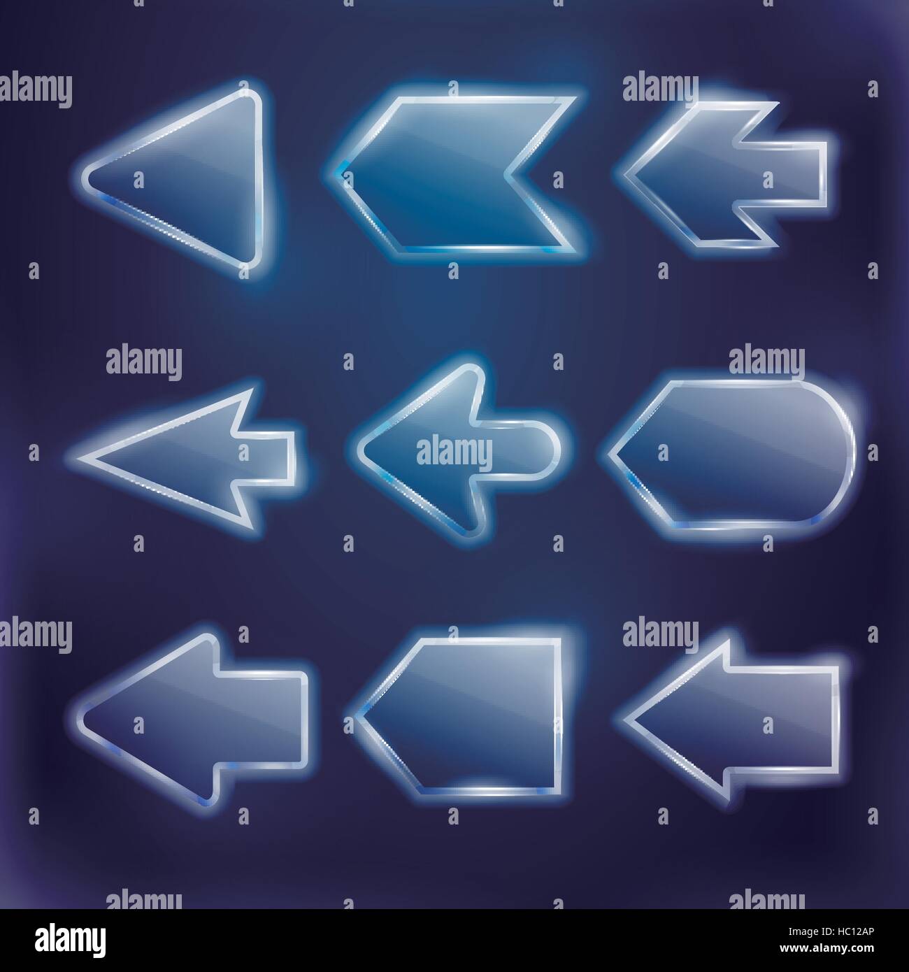 Translucent arrows hi-res stock photography and images - Alamy