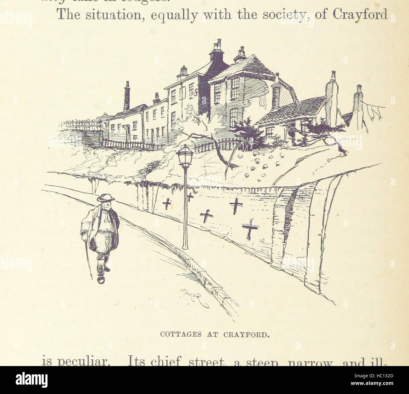 This image from page 118 depicts 'The Dover Road', showing the ancient ...