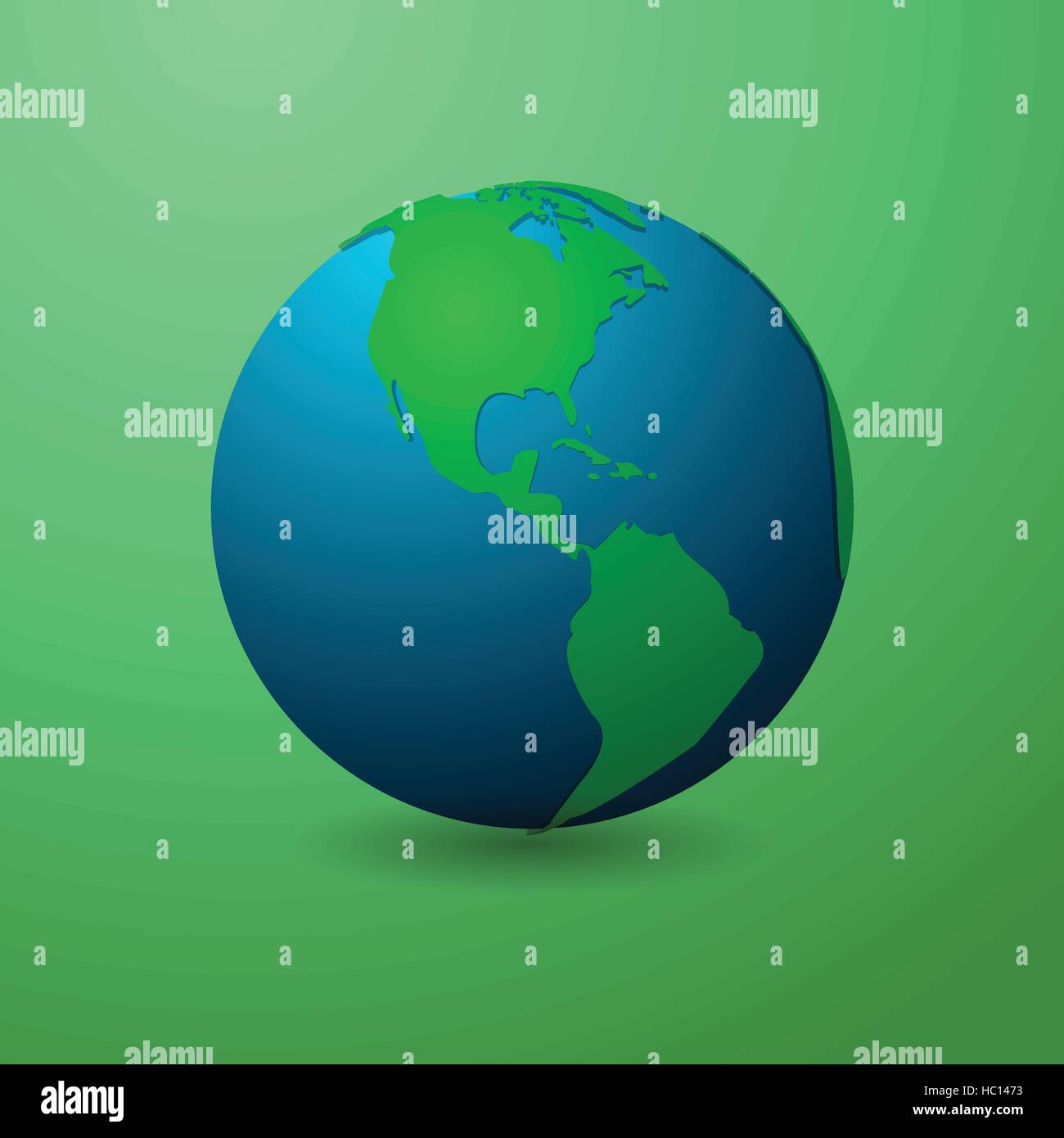 Green and clean world material design, stock vector Stock Vector Image ...