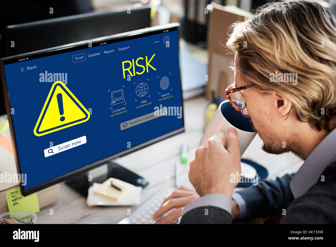 Risk Caution Danger Attention Concept Stock Photo - Alamy
