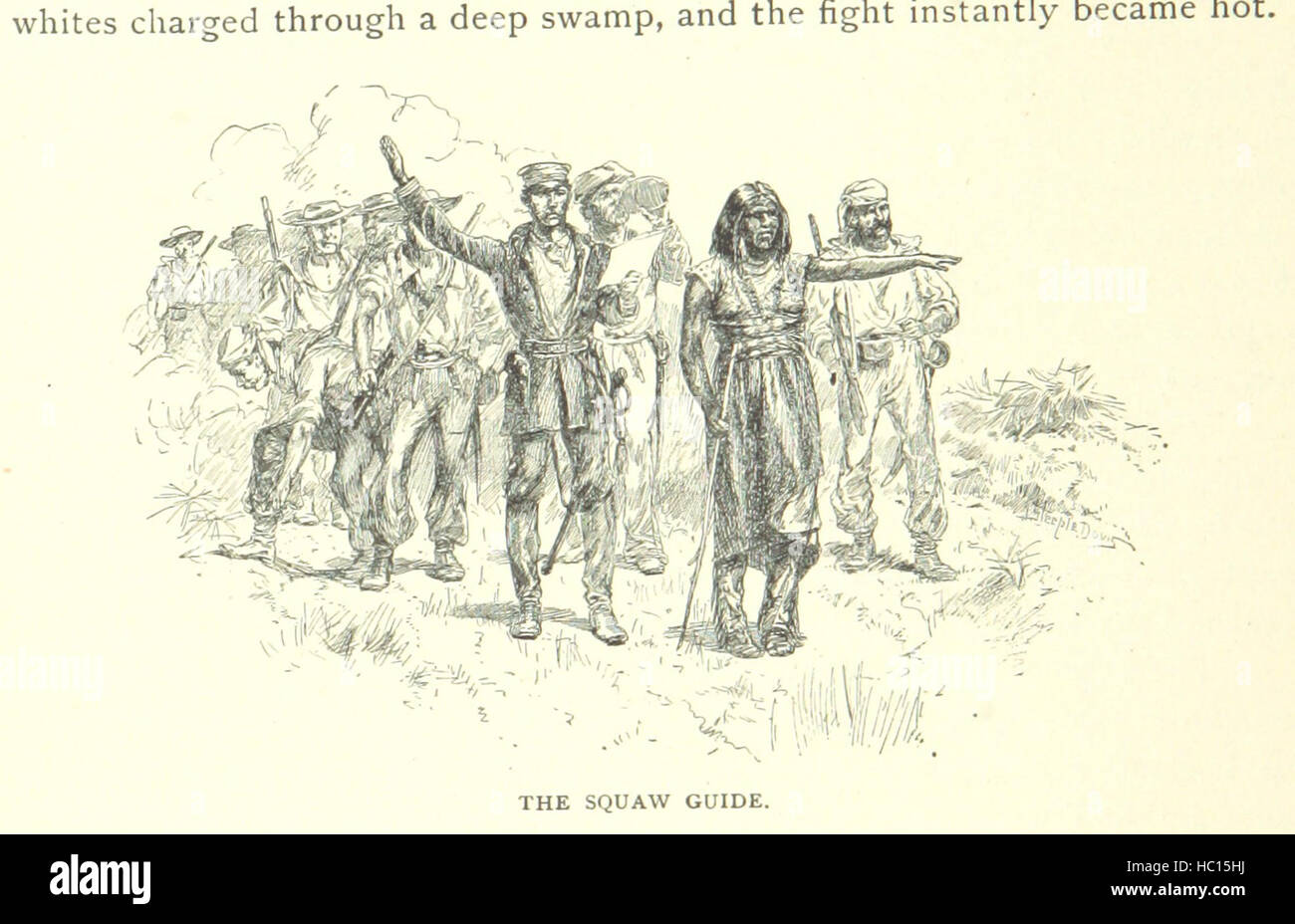 Conflict between settlers and native americans hi-res stock photography ...