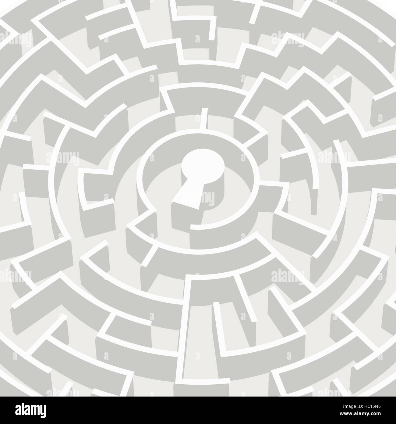 Maze close up 3d Stock Vector Images - Alamy