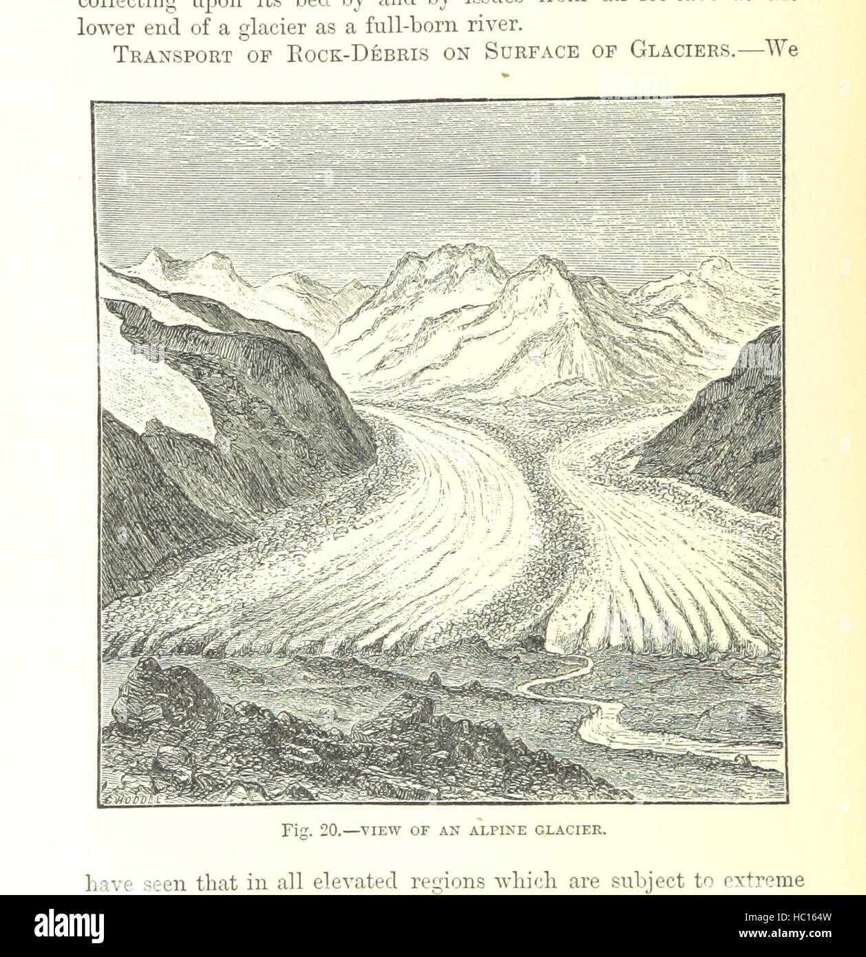 The image depicts geological processes including rock formation, plate ...