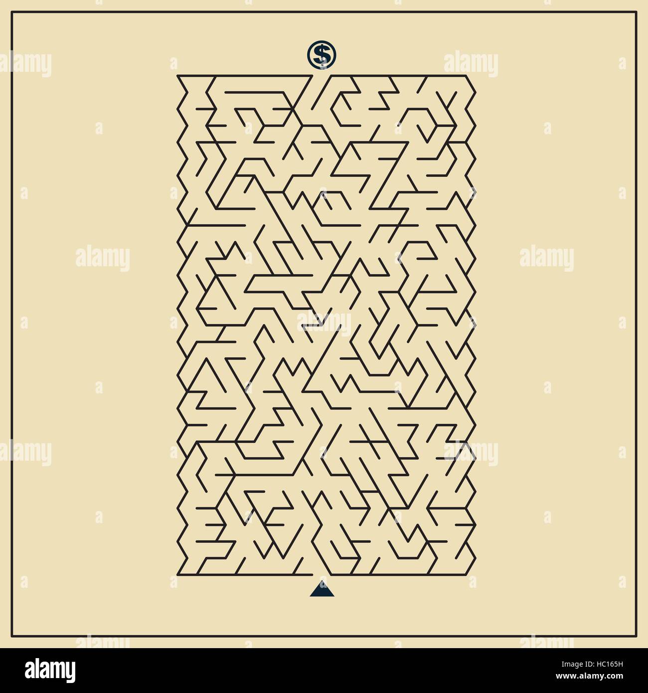 modern attractive maze isolated bright background Stock Vector Image ...