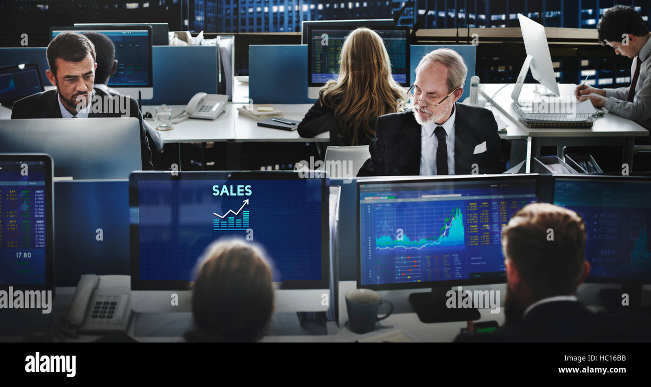 Sales Retail Income Profit Accounting Concept Stock Photo - Alamy