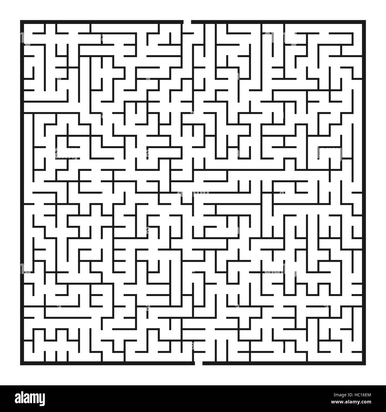 maze game illustration isolated on white background Stock Vector Image ...