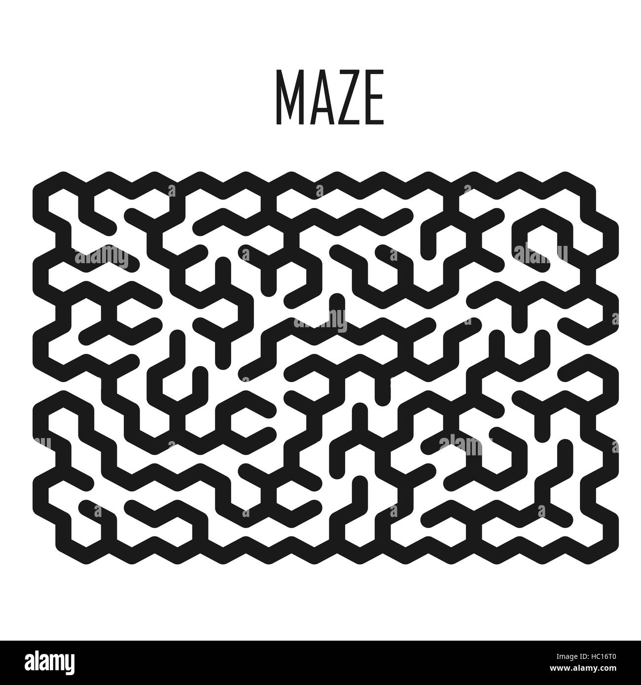 maze game illustration isolated over white background Stock Vector ...