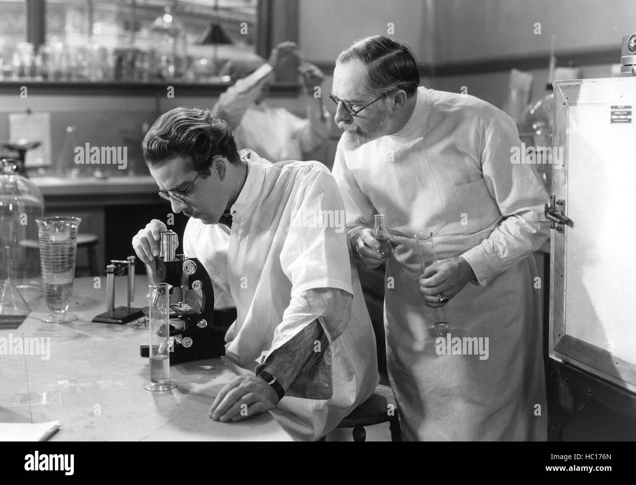 LIFE RETURNS, Onslow Stevens, Frank Reicher, 1935 Stock Photo - Alamy