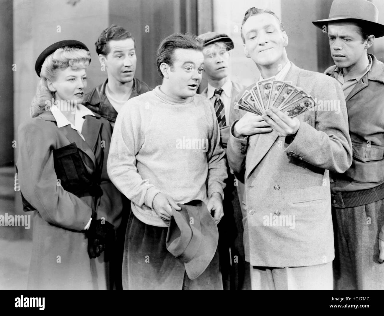LIVE WIRES, from left, Bobby Jordan, Leo Gorcey, William Benedict ...