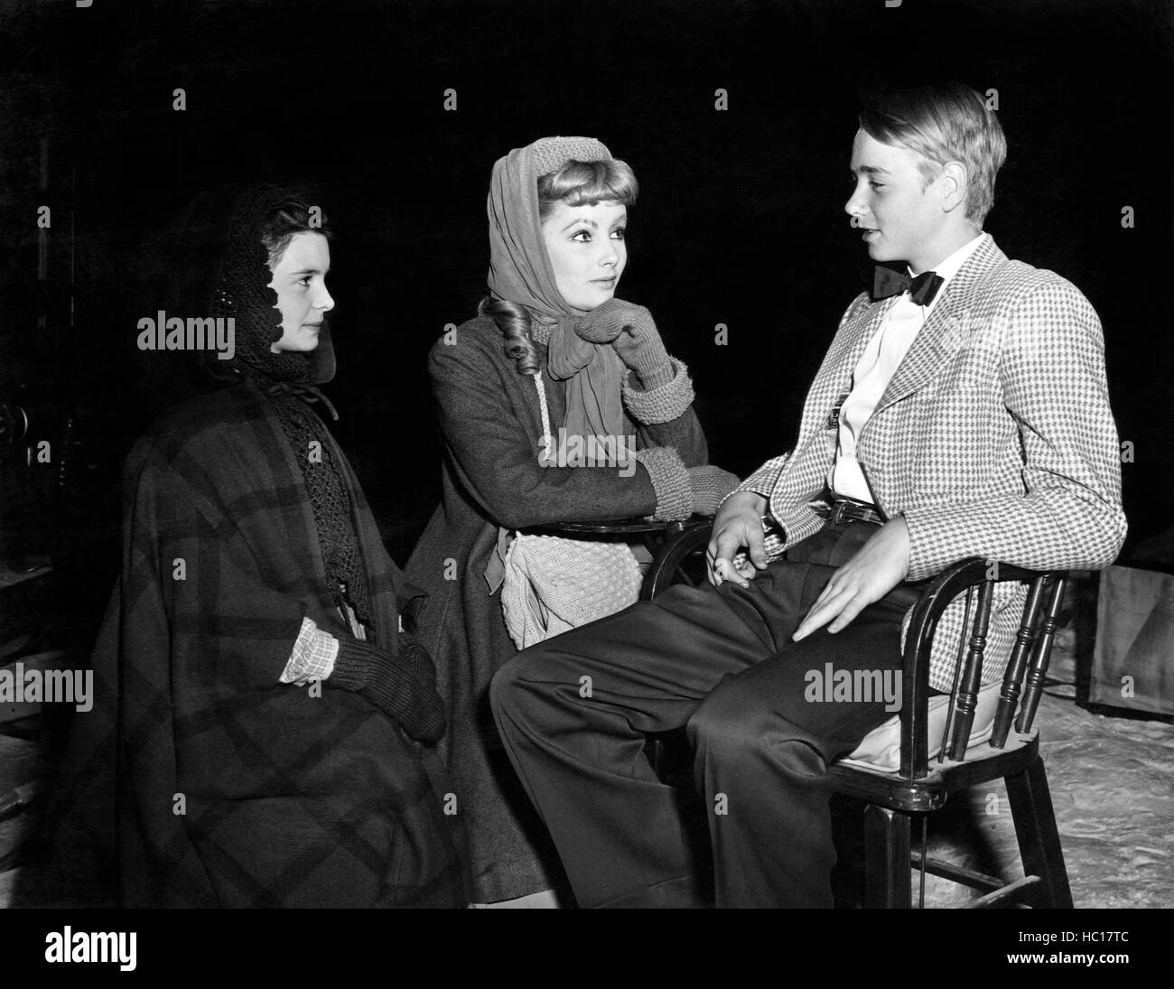 LITTLE WOMEN, Claude Jarman, Jr., visits Margaret O'Brien, Elizabeth ...