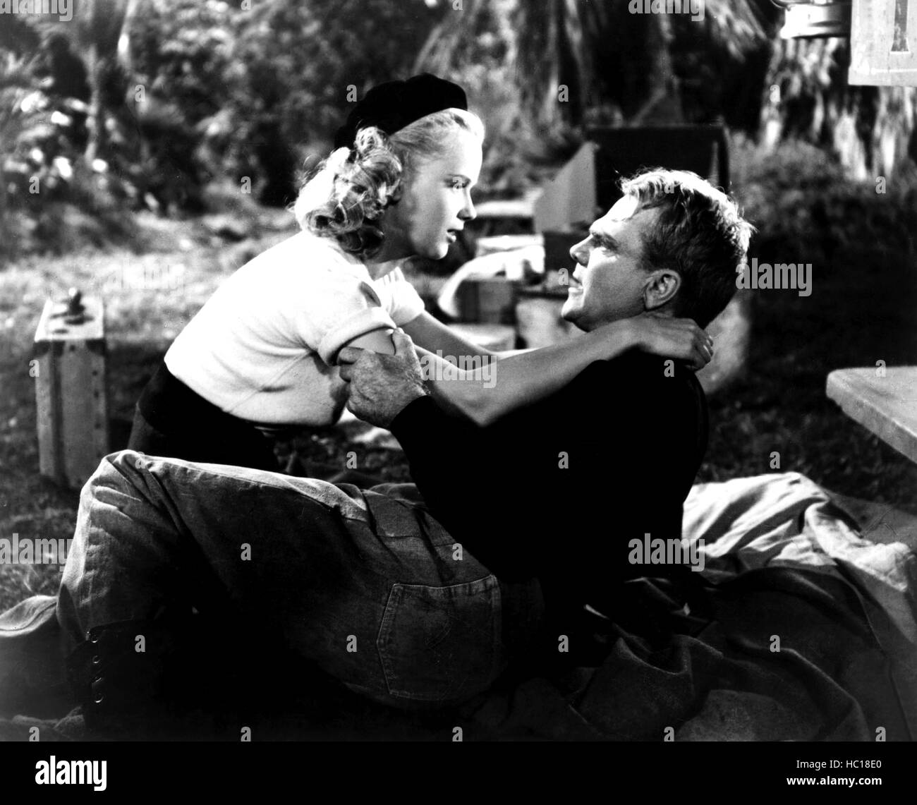 A LION IS IN THE STREETS, from left, Anne Francis, James Cagney, 1953 ...