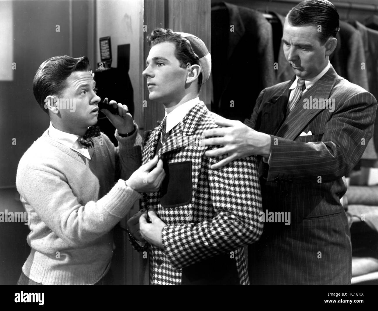 LOVE LAUGHS AT ANDY HARDY, Mickey Rooney, Hal Hackett, Clinton Sundberg ...